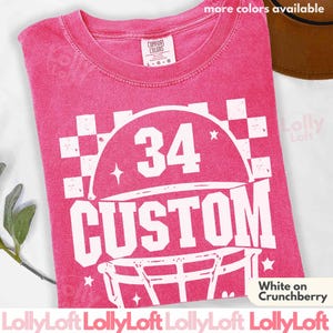 Custom Checkered Football Shirt COMFORT COLORS® Retro Game Day Football ...