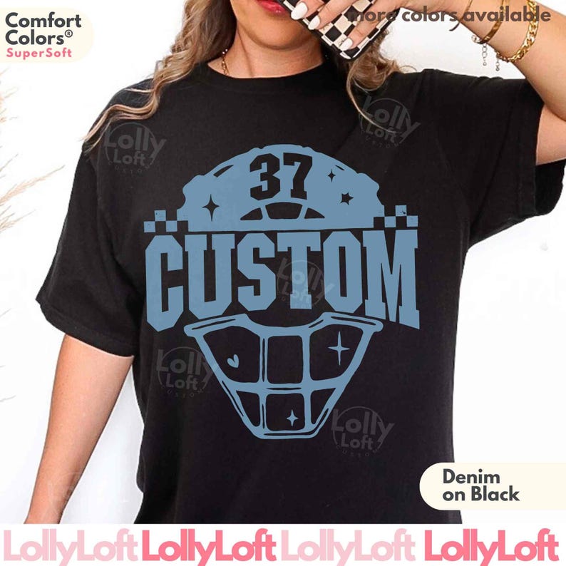 Custom Checkered Baseball Catchers Mask Shirt: Retro Comfort Colors ...