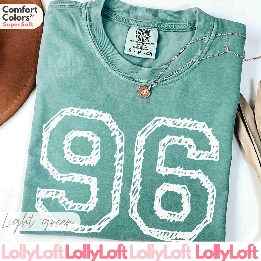 Custom Number Varsity Font COMFORT COLORS® Mom Gift Personalized ...