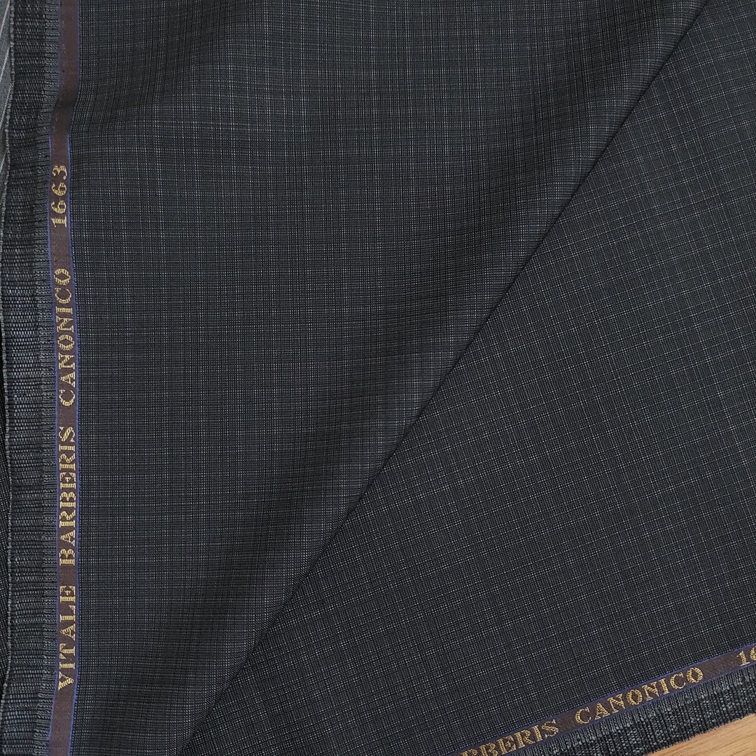 Vitale Barberis Canonico, Super 110's, Grey Microfantasy - Etsy