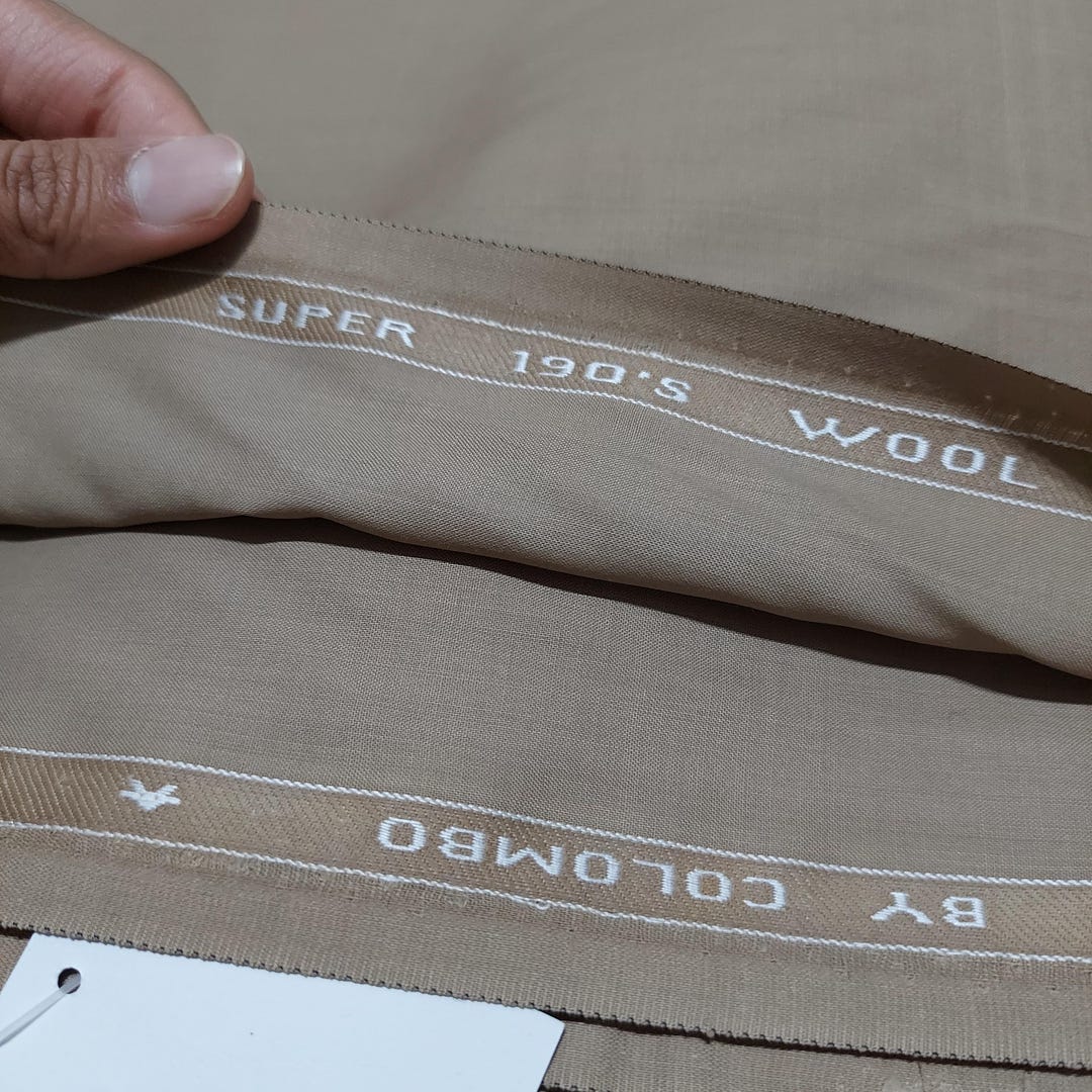 Colombo, Italian Super 190s Wool, Extremely Light Weight - Etsy