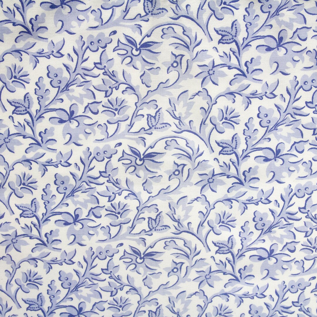 Vintage Laura Ashley - CHARTRES - Sapphire/white, Country Furnishing ...