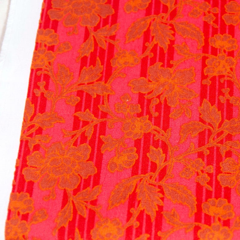 Vintage Laura Ashley - KASHMIR - Sienna Multi Red, Upholstery Cotton ...