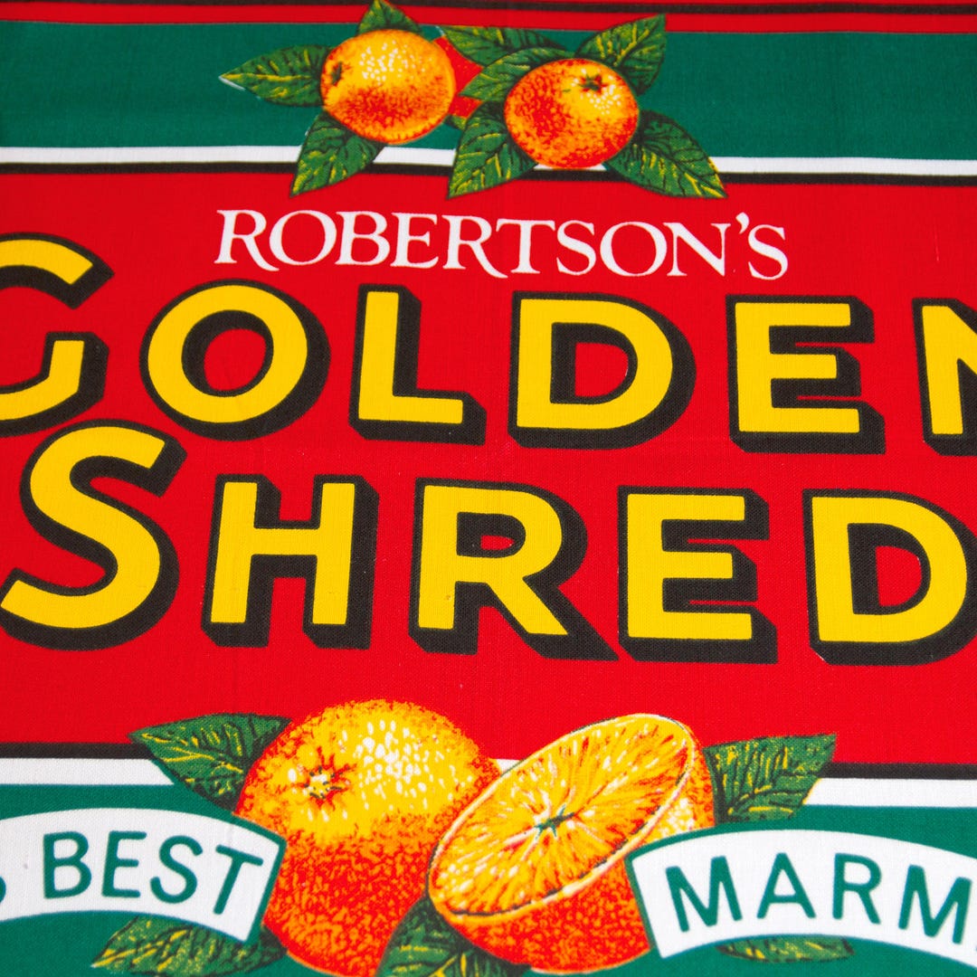 Vintage Robertson's GOLDEN SHRED the World's Best Marmalade Printed Tea ...