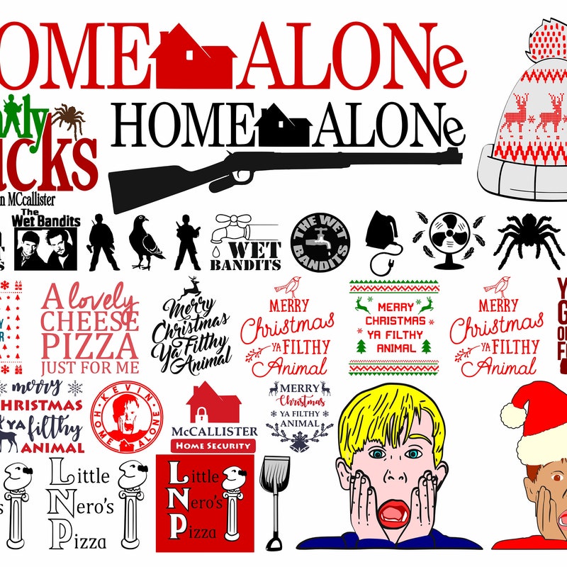 Home Alone Clip Art - Etsy