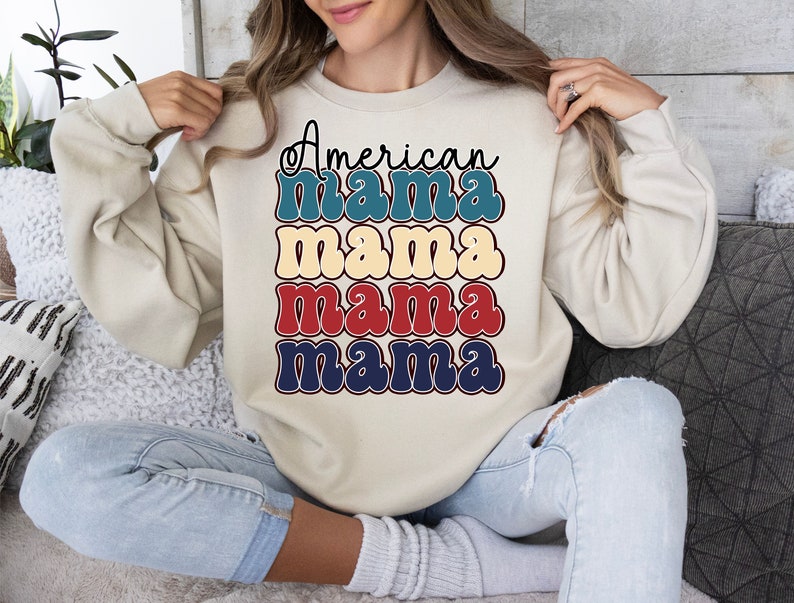 American Mama PNG, American Mama 4th of July, American Mama, Fourth of ...