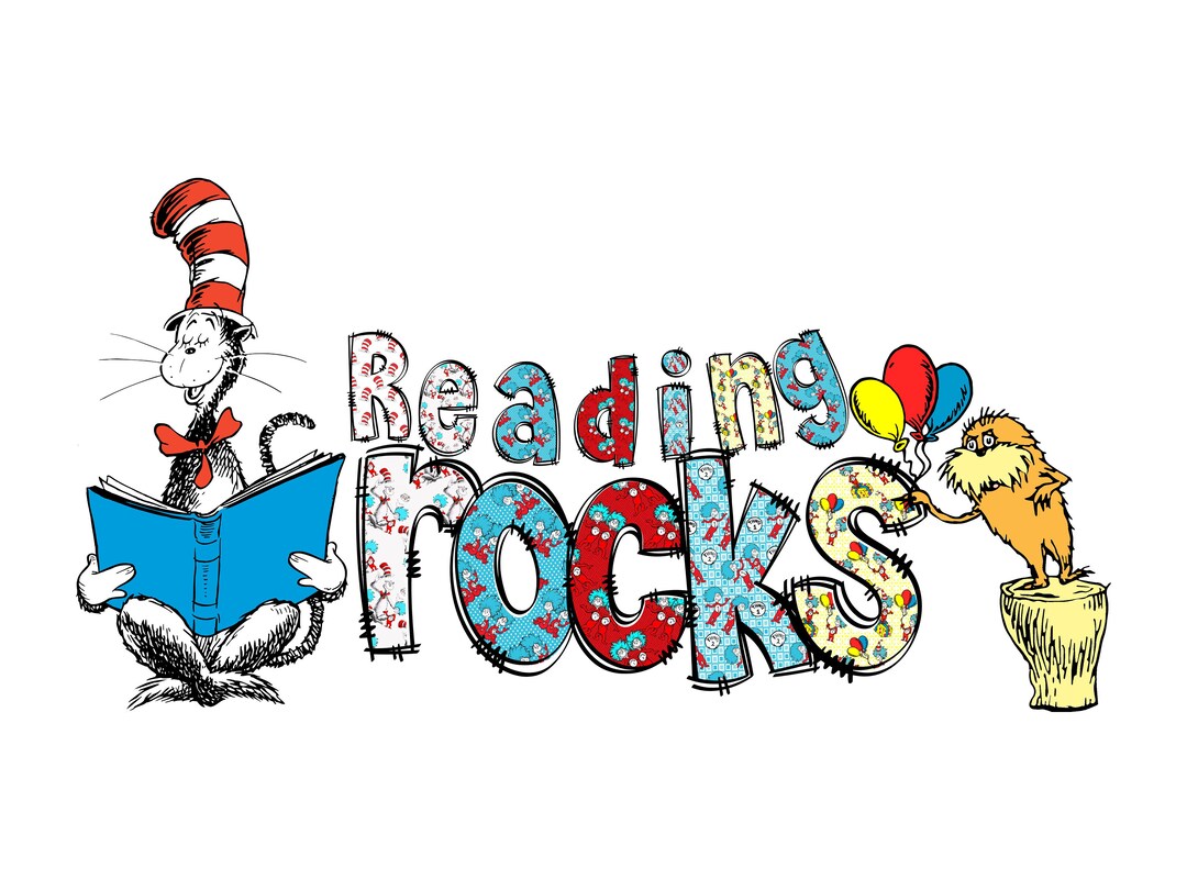 Reading Rocks PNG, Read Across America Day, Reading Rocks, School Png ...