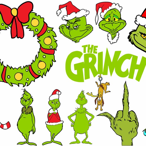 The Grinch Logo Svg - Etsy