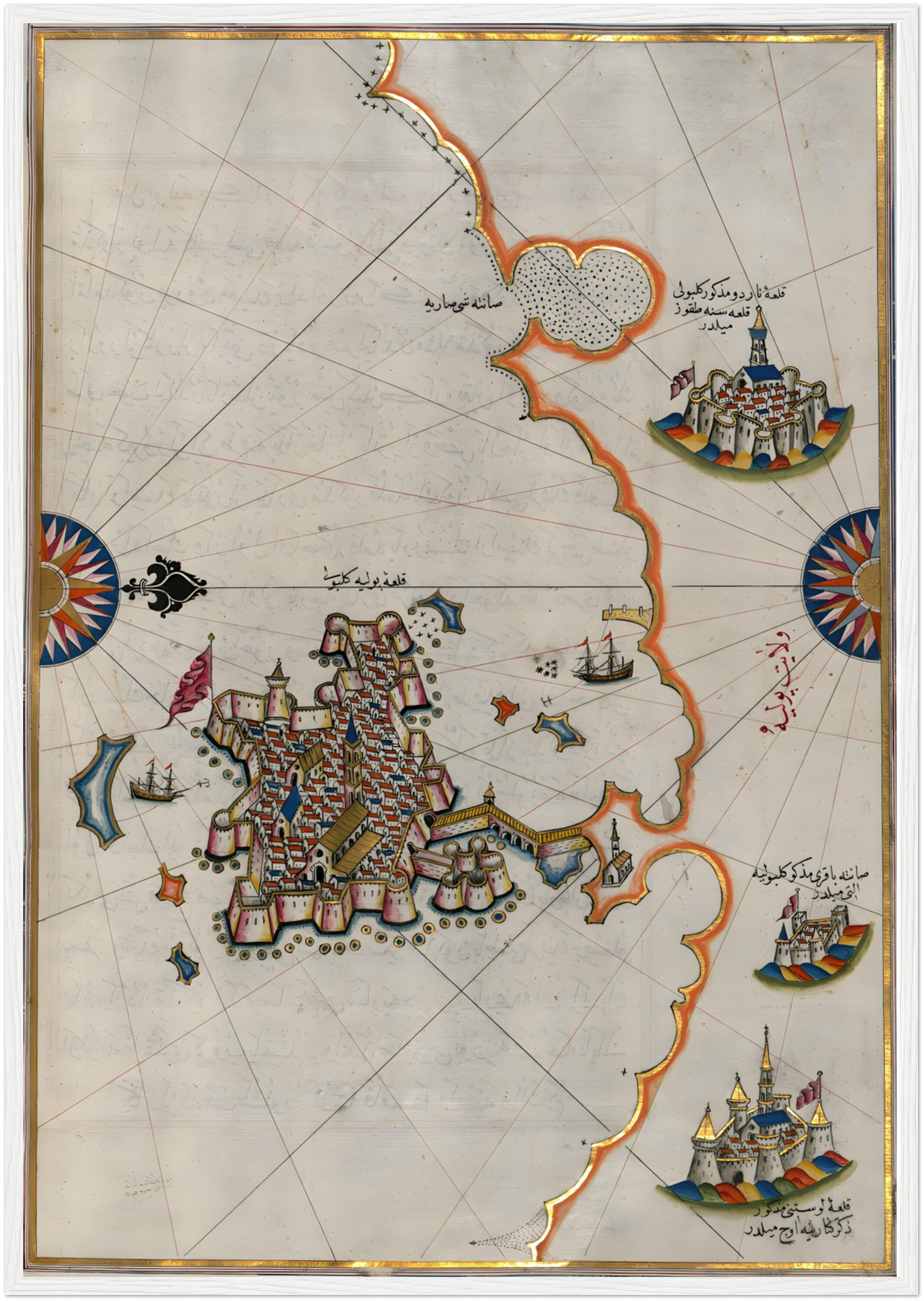 Map of Gallipoli Southern Italy museum Quality Wooden - Etsy