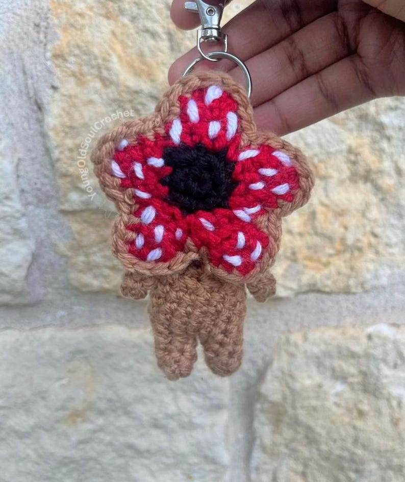 Demogorgon Keychain | Crochet Keychain |strange R Things Demo Gorgon ...