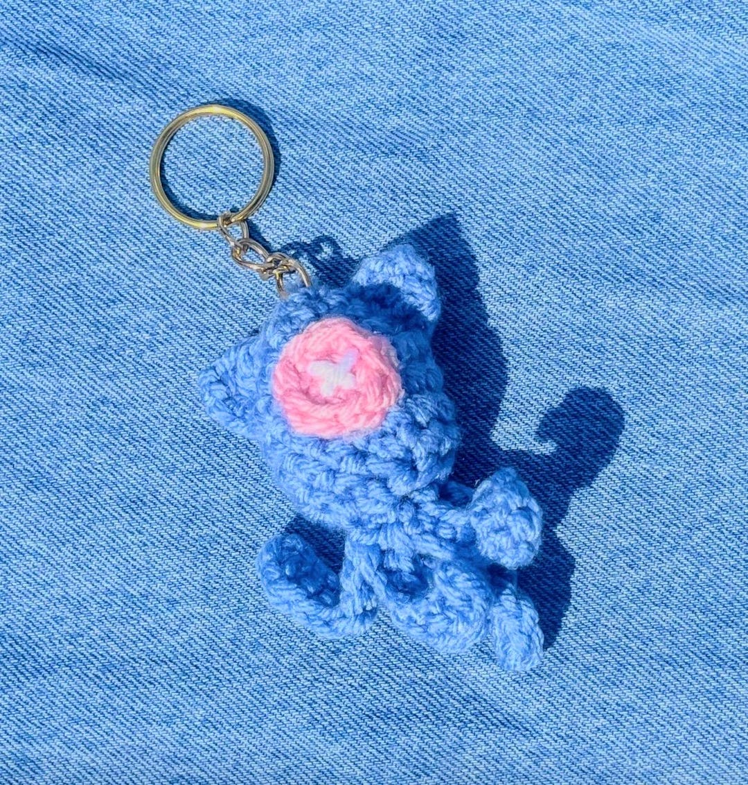 Coraline Inspired Squid Keychain | Crochet Keychain | Gift Idea ...