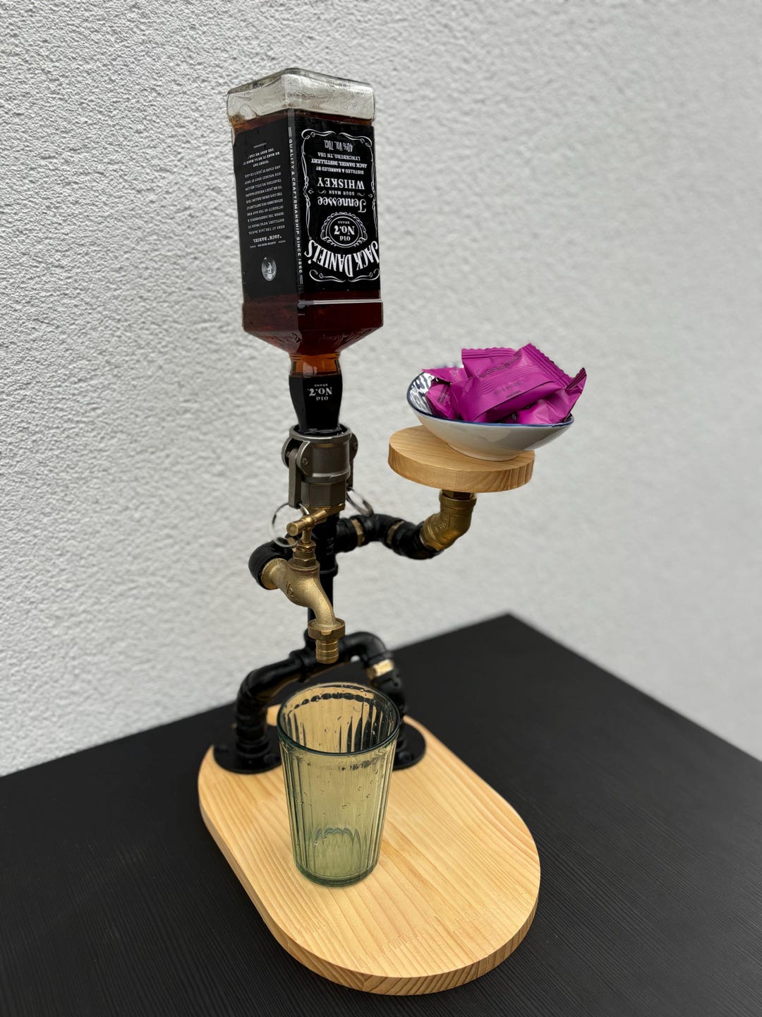 Steampunk Whiskey Dispenser - Industrial Alcohol Dispenser, Gift for ...