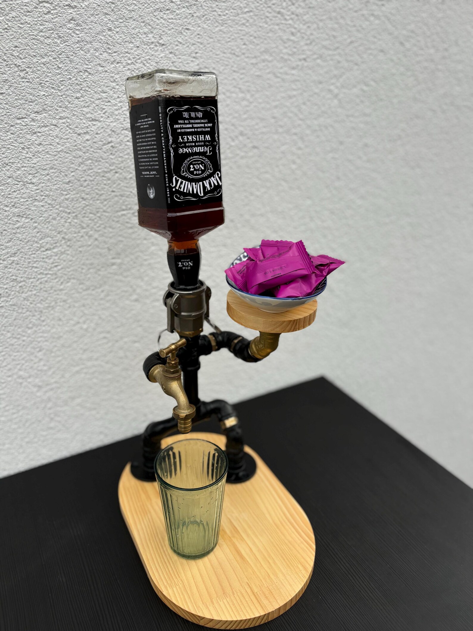 Steampunk Whiskey Dispenser - Industrial Alcohol Dispenser, Gift for ...