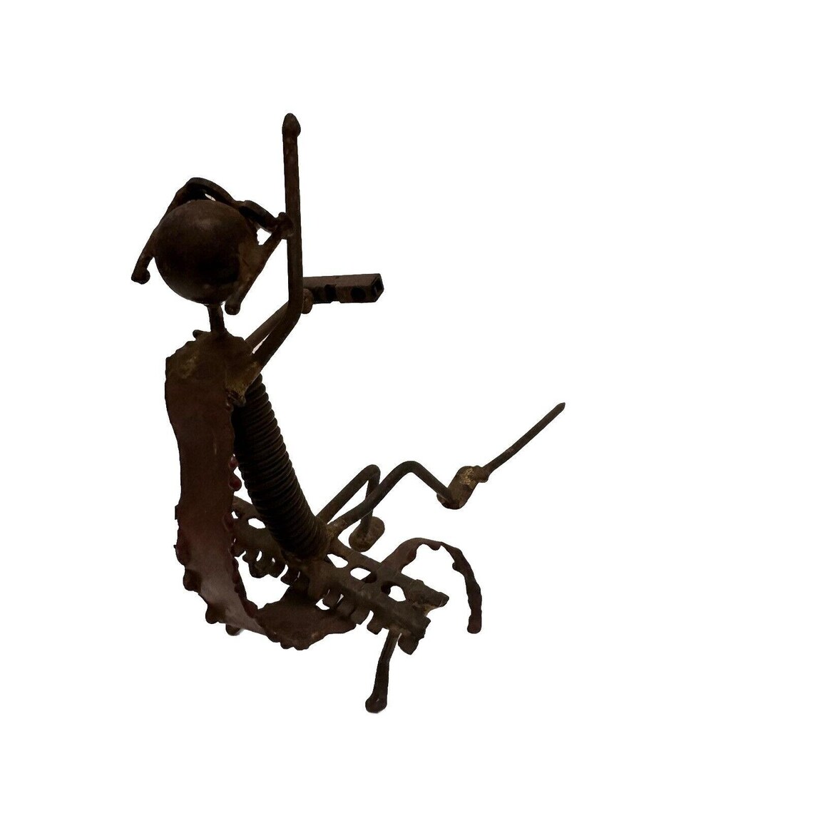 Brutalist Rustic Metal Sculpture Superhero VERY COOL Fun - Etsy