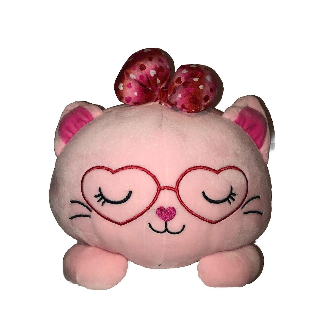Linzy Smoochy Pals Pink Cat Ultrasoft Stuffed Animal Plush Squishy - Etsy