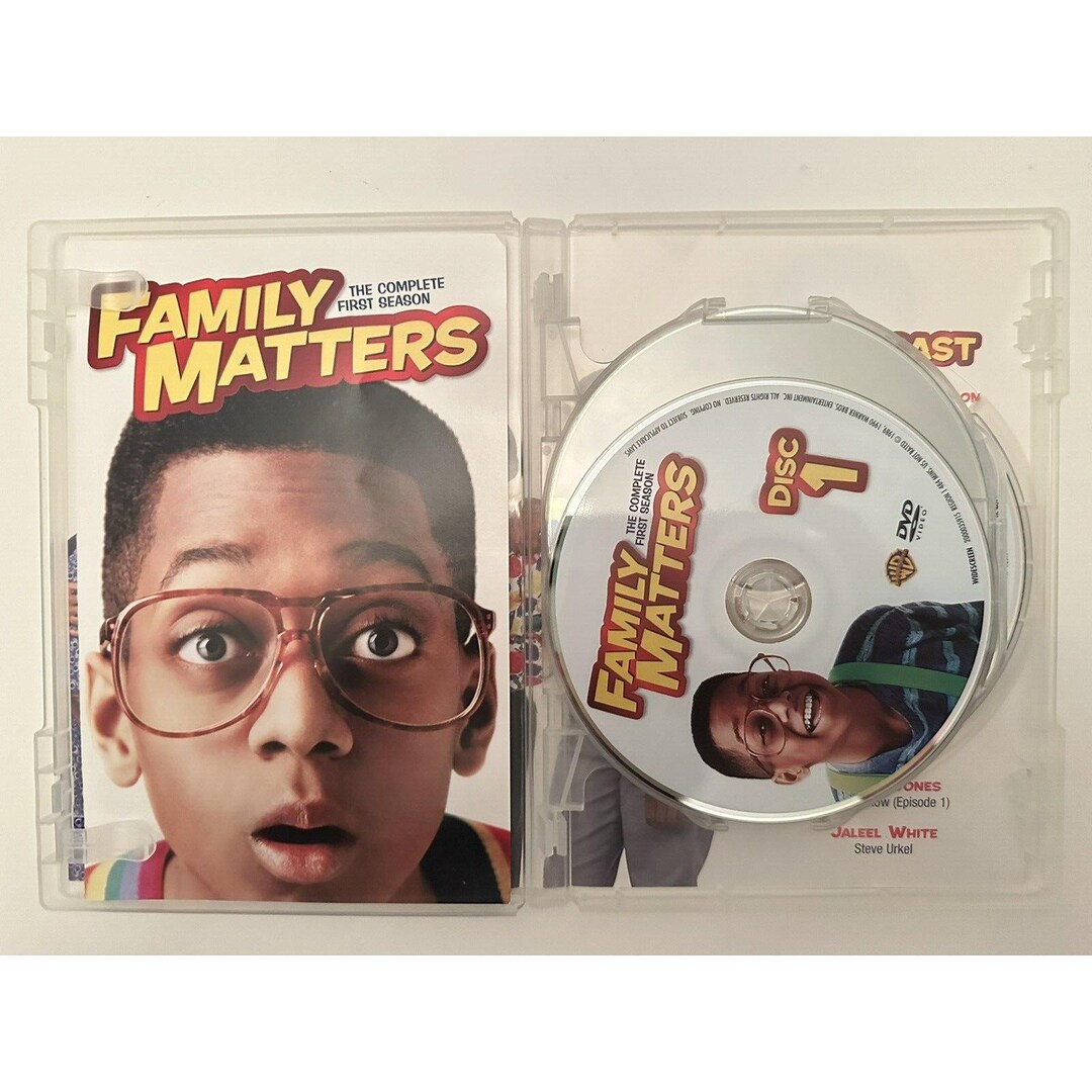 Family Matters TV Show - the Complete First Season DVD Fun - Etsy