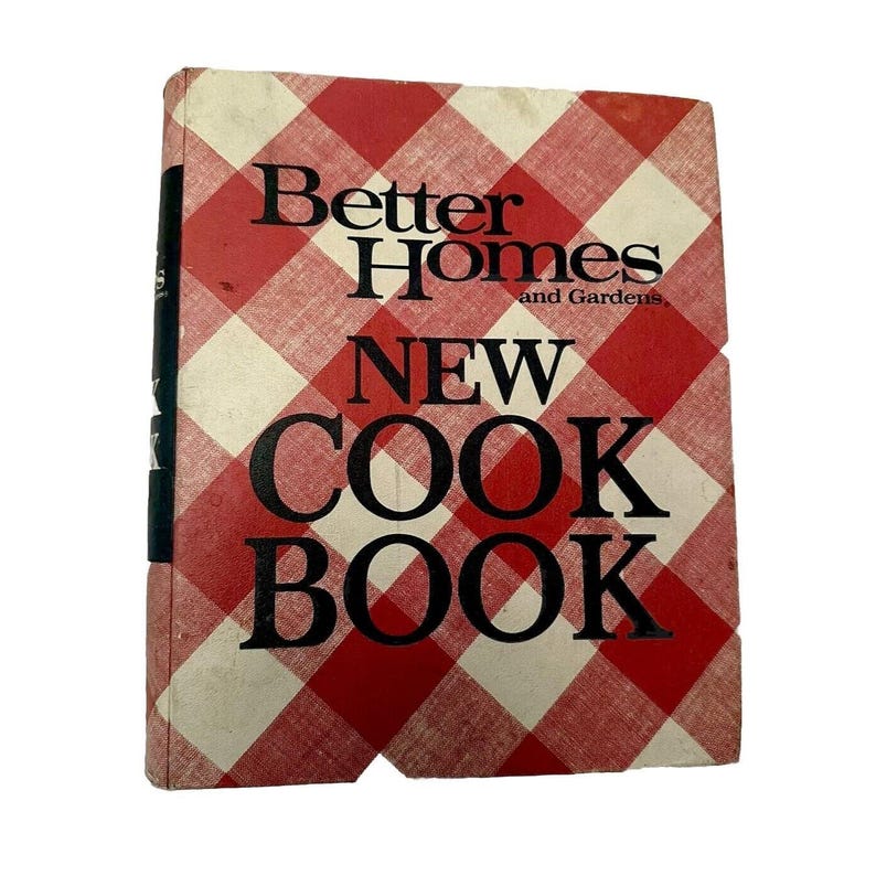 Vintage 70s Better Holmes and Gardens Red White Checkered Cookbook SEE ...