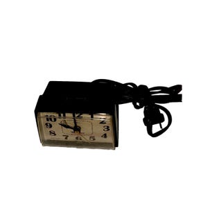 Vintage Electric Black West Clock Alarm Clock Works Great - Etsy
