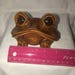 RARE Vintage Arnels Ceramic Wide Mouth Frog Figurine Brown Adorable - Etsy