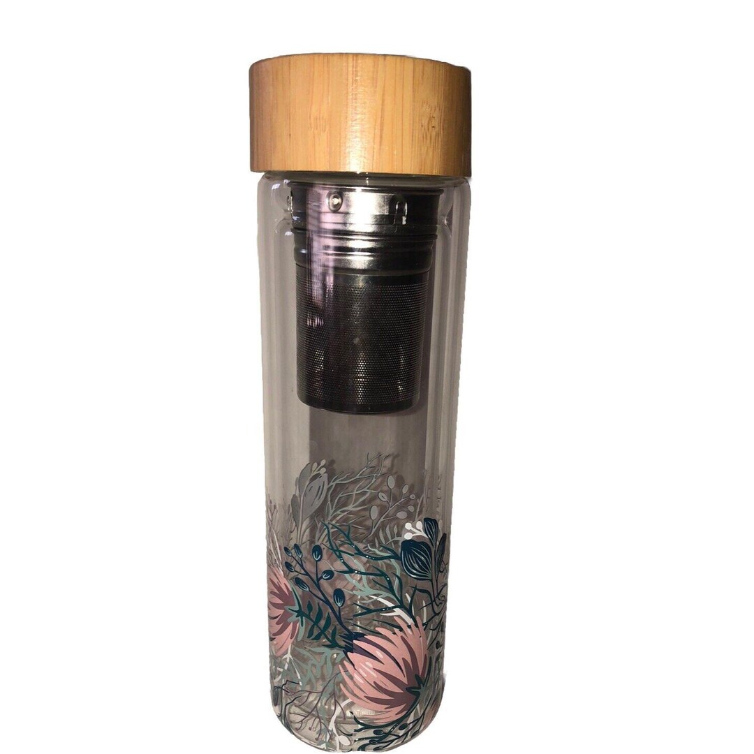 Nice Glass Tea Infusion Bottle Travel - Etsy