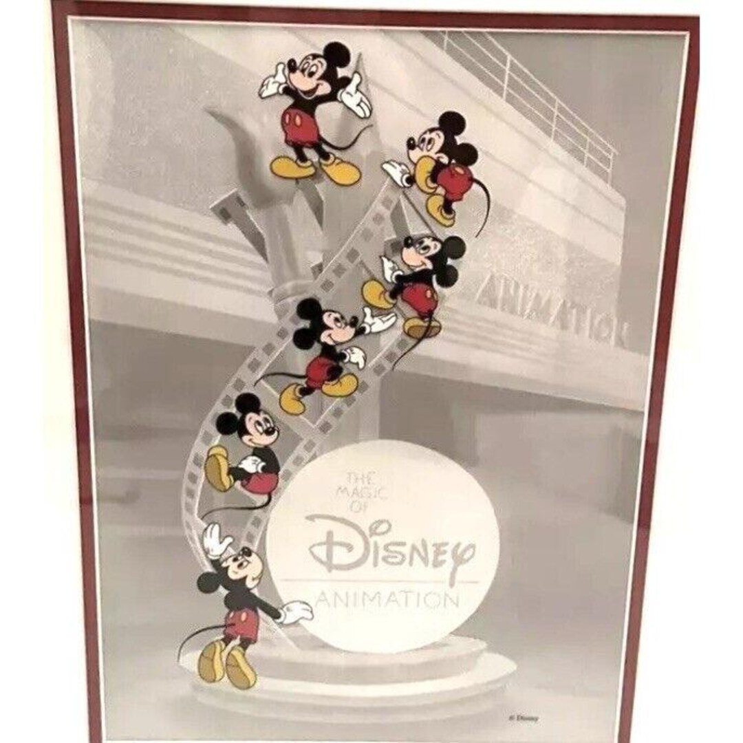 The Magic of Disney Animation Series Cel Mickey Mouse Filmstrip SEE ...