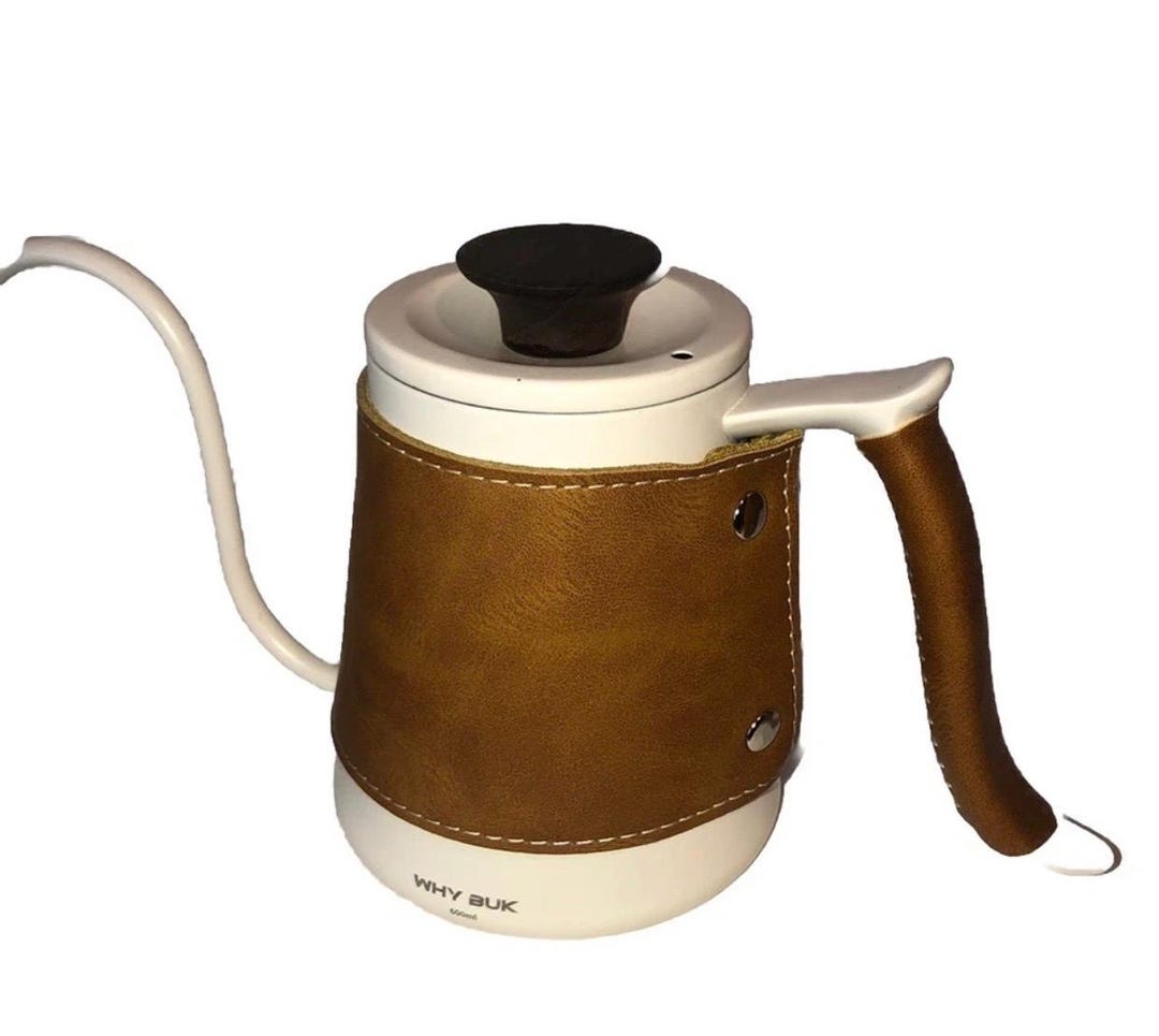 600ml Stainless Steel White Swan Neck Tea Kettle Pour Over Coffee Why ...