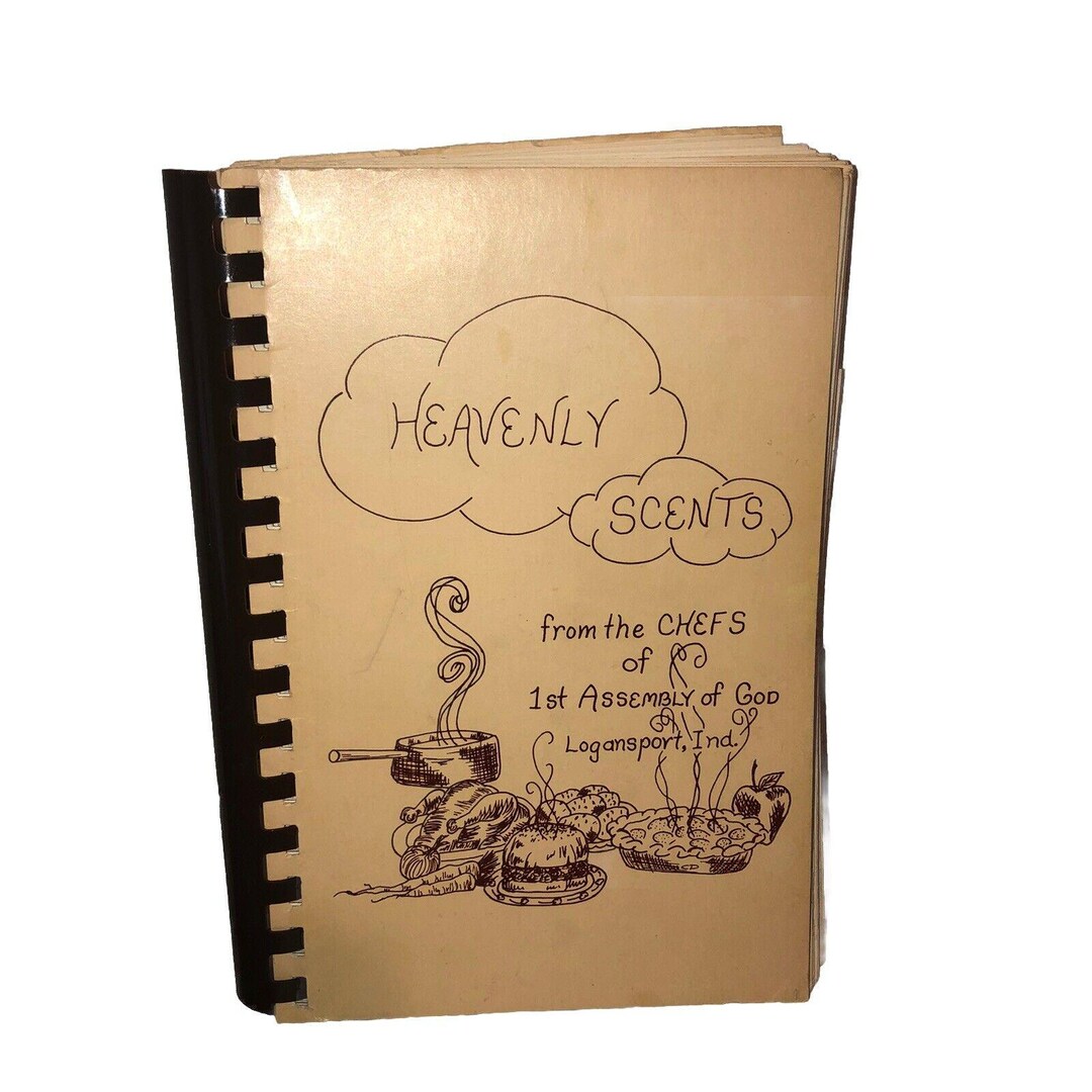 Heavenly Scents Chef From 1 St Assembly of Church COOK BOOK RECIPES - Etsy