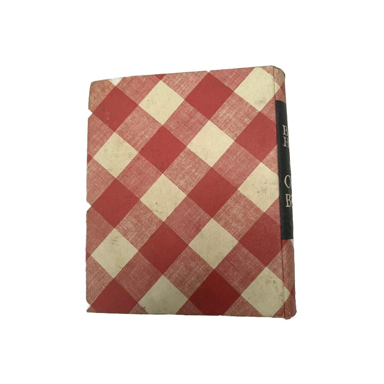 Vintage 70s Better Holmes and Gardens Red White Checkered Cookbook SEE ...