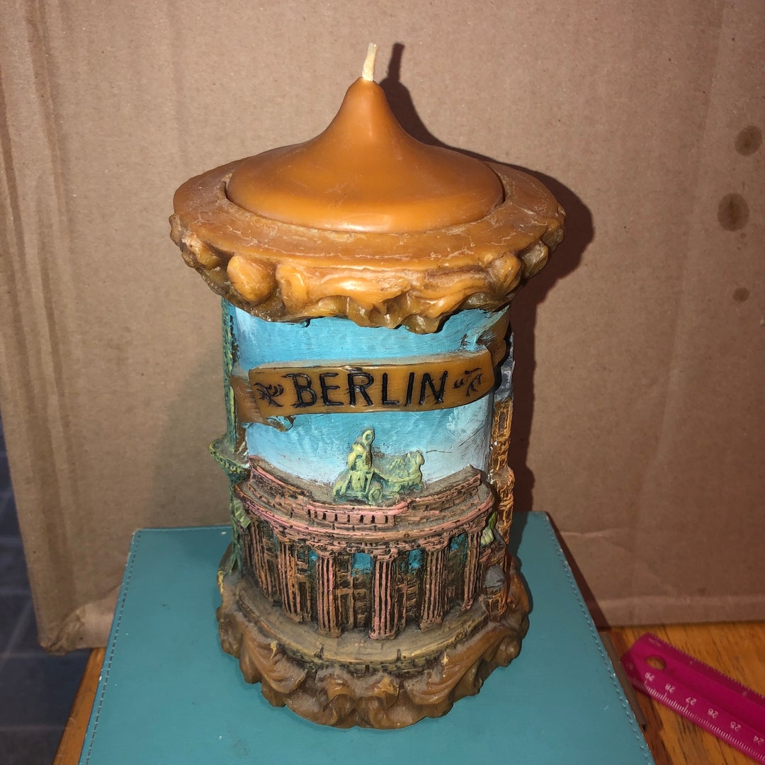 VTG Berlin Germany Johann Gunter Walldurn Baden Carved Eternal Candle ...