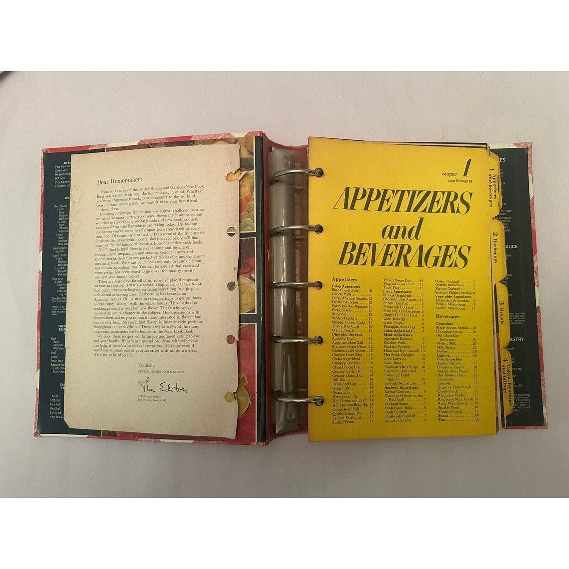 Vintage 70s Better Holmes and Gardens Red White Checkered Cookbook SEE ...