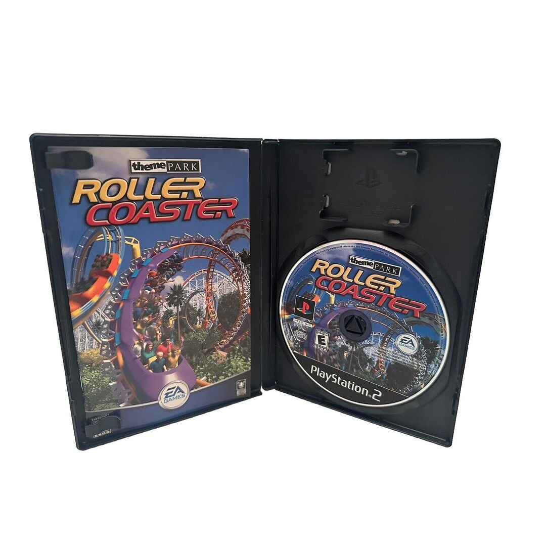 Theme Park Roller Coaster (playstation 2, PS2, 2000) CIB *SEE DETAILS ...