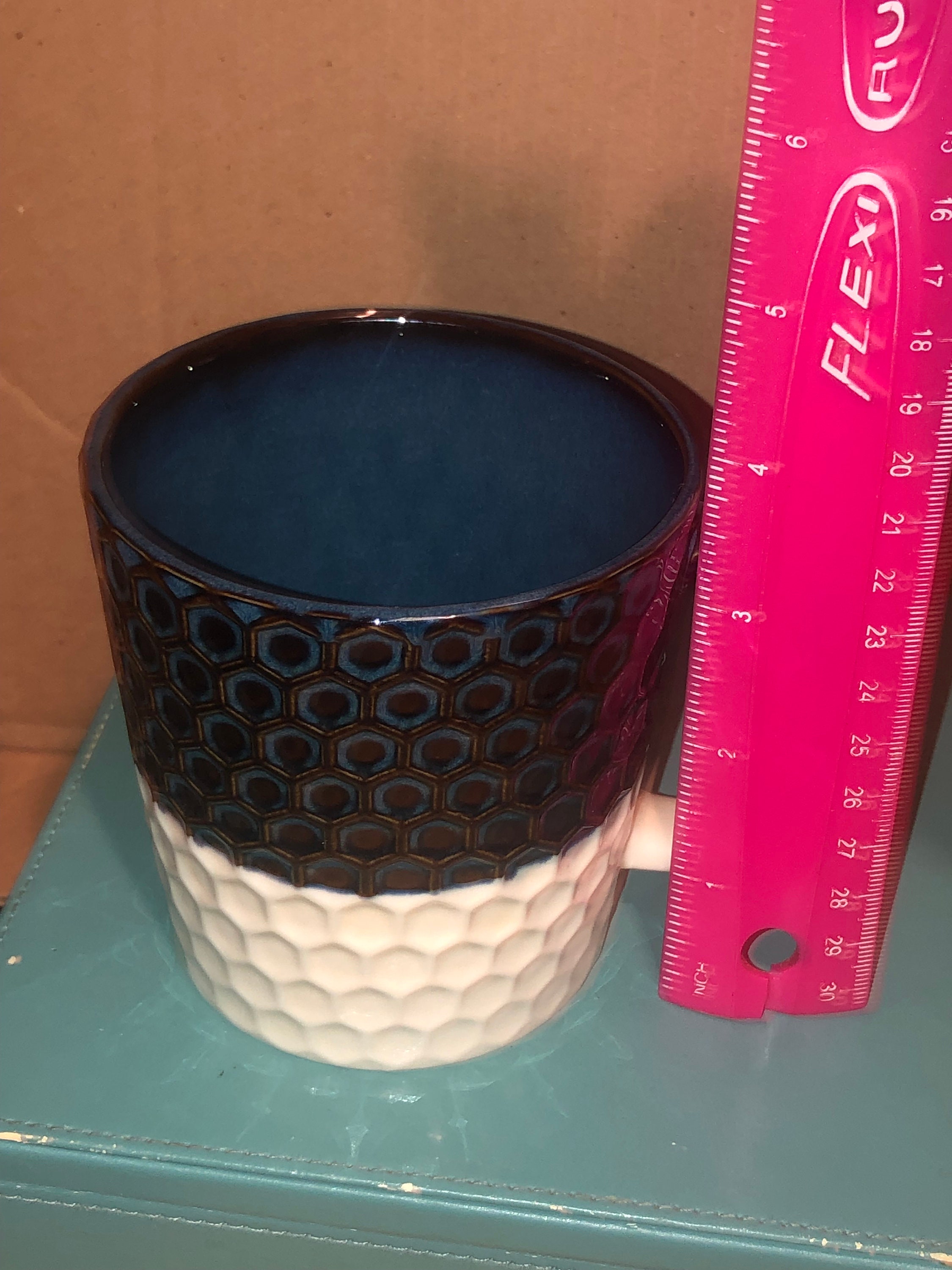 Rare Starbucks Anniversary Siren Scales Mermaid Blue and White - Etsy