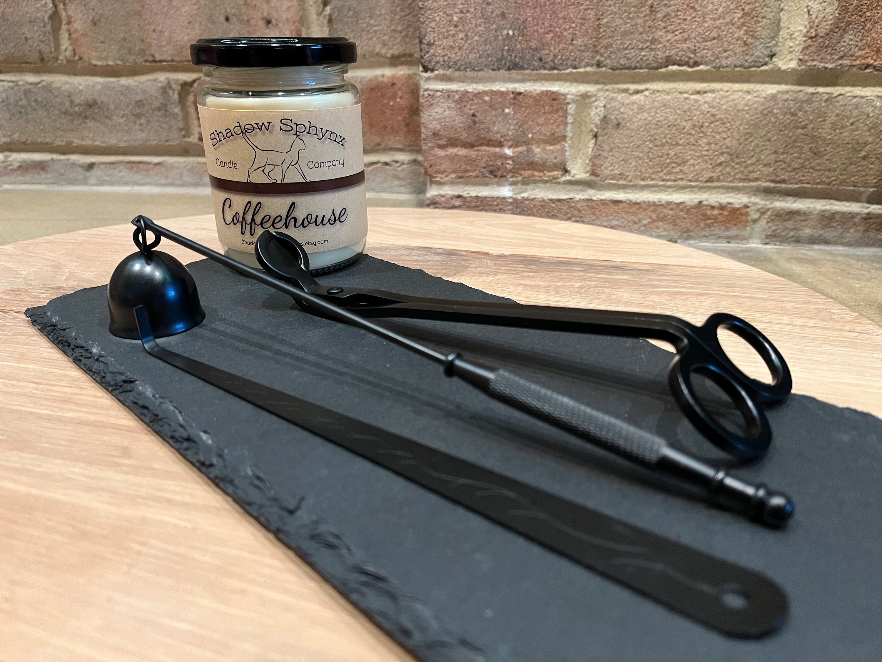 Candle Care Kit W/slate & Candle - Etsy