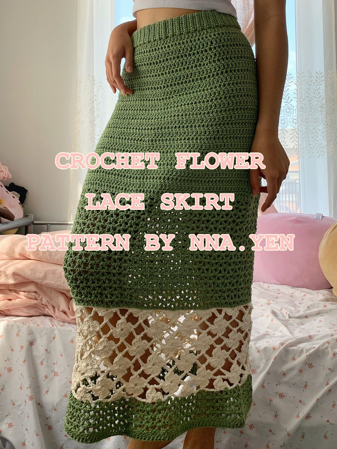Crochet Flower Lace Skirt Pattern - Etsy