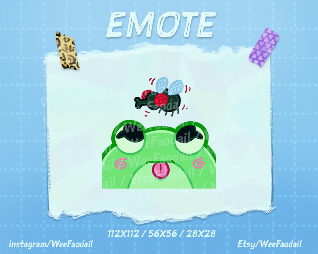 Cute, Hungry Frog Emote - Twitch & Discord - Etsy