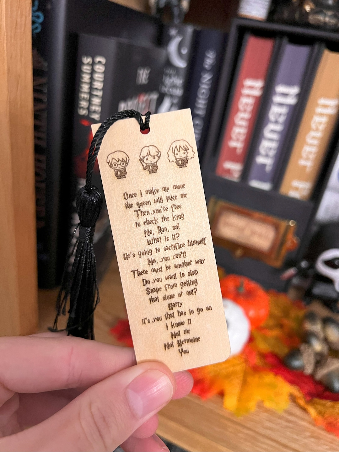 Once I Make My Move Harry Potter Inspired Bookmark the Queen - Etsy UK