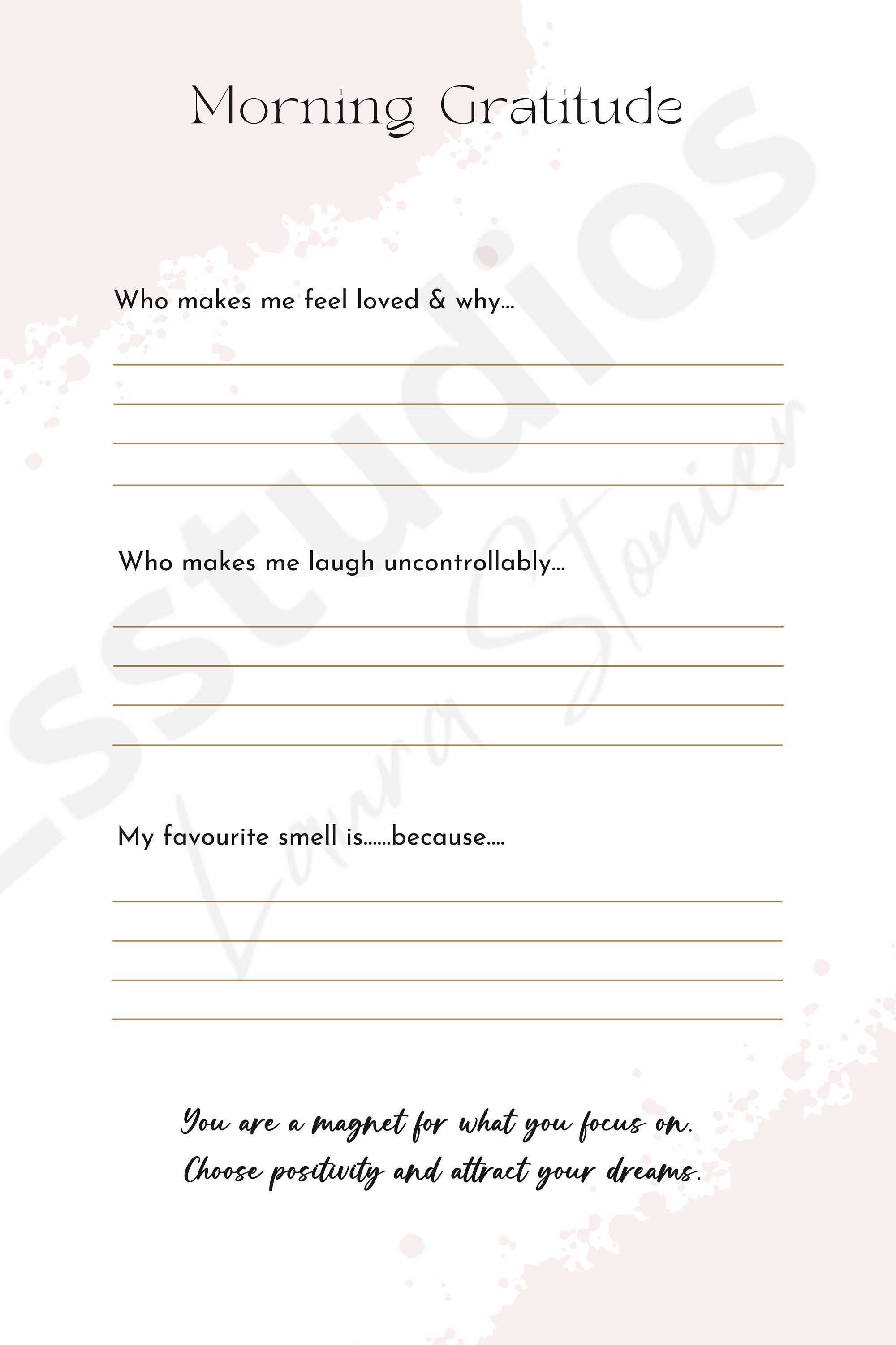30 Day Gratitude Journal - Etsy
