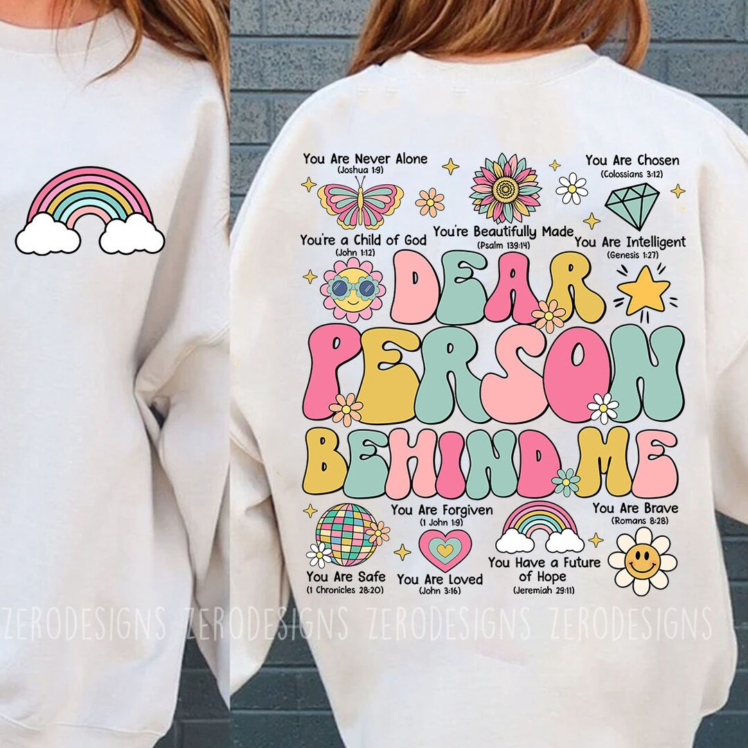 Dear Person Behind Me Bible Verse Png, Trendy Bible Verse Png ...