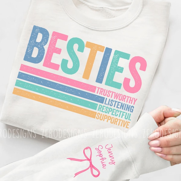 Best Friends Bow - Etsy