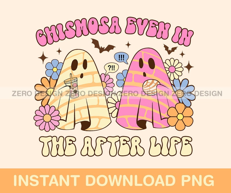 Spooky Conchas PNG Mexican Conchas Ghost Mexican Halloween - Etsy