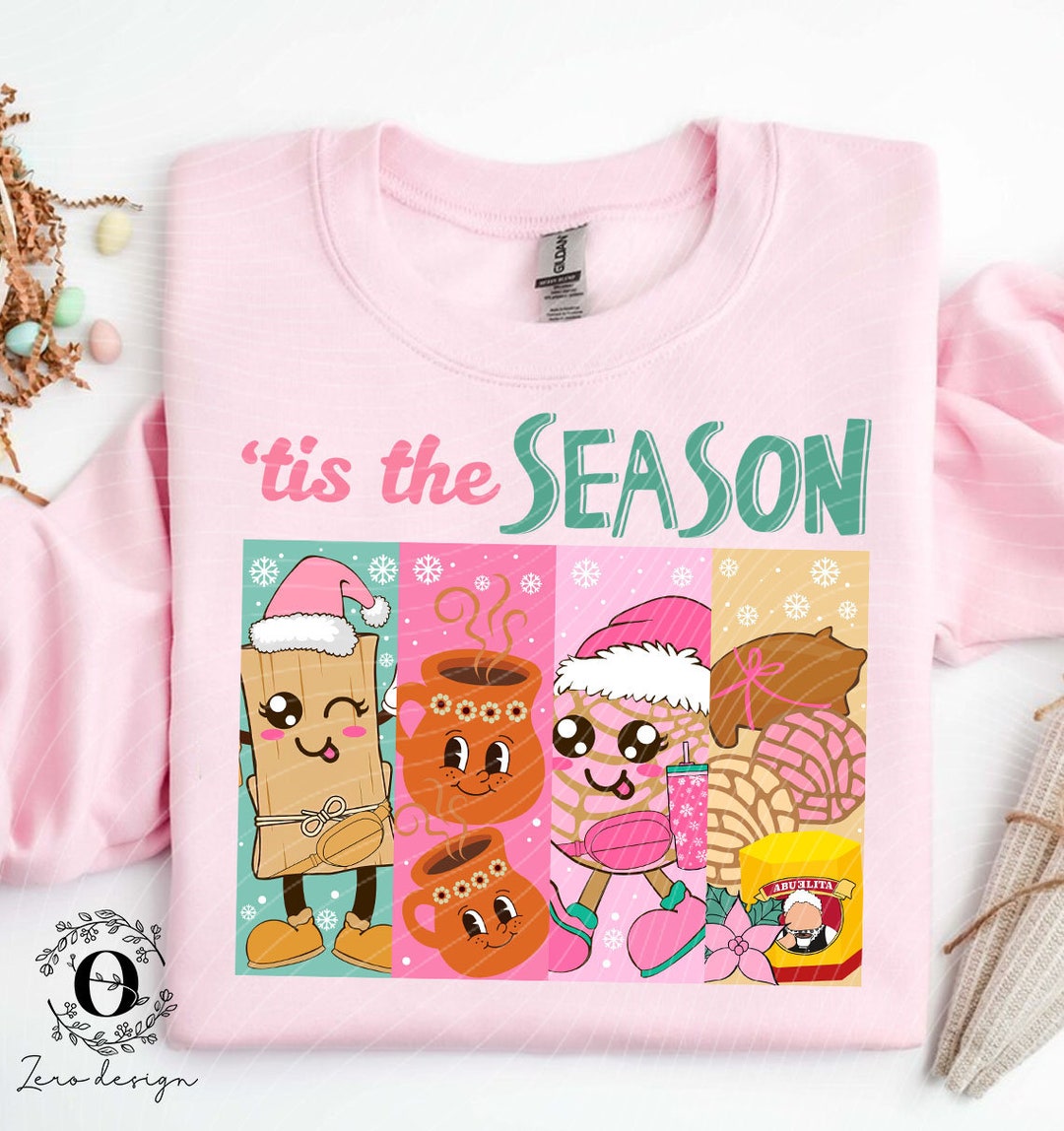 Conchita Tis the Season PNG, Concha Pan Dulce PNG, Mexican Christmas ...