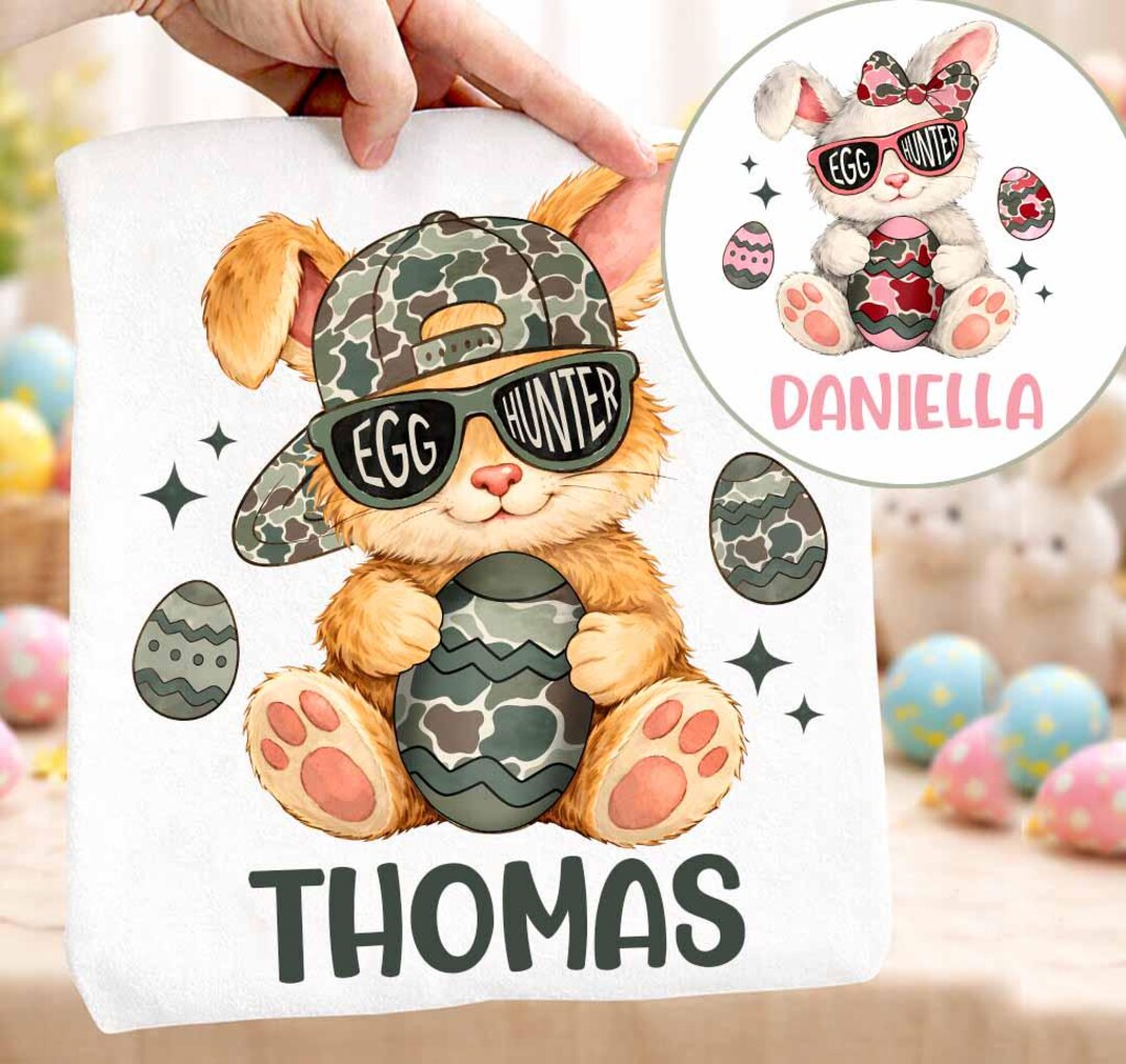Camo Easter Bunny PNG, Camo Cap Boy Easter Shirt Design, Boy/girl ...