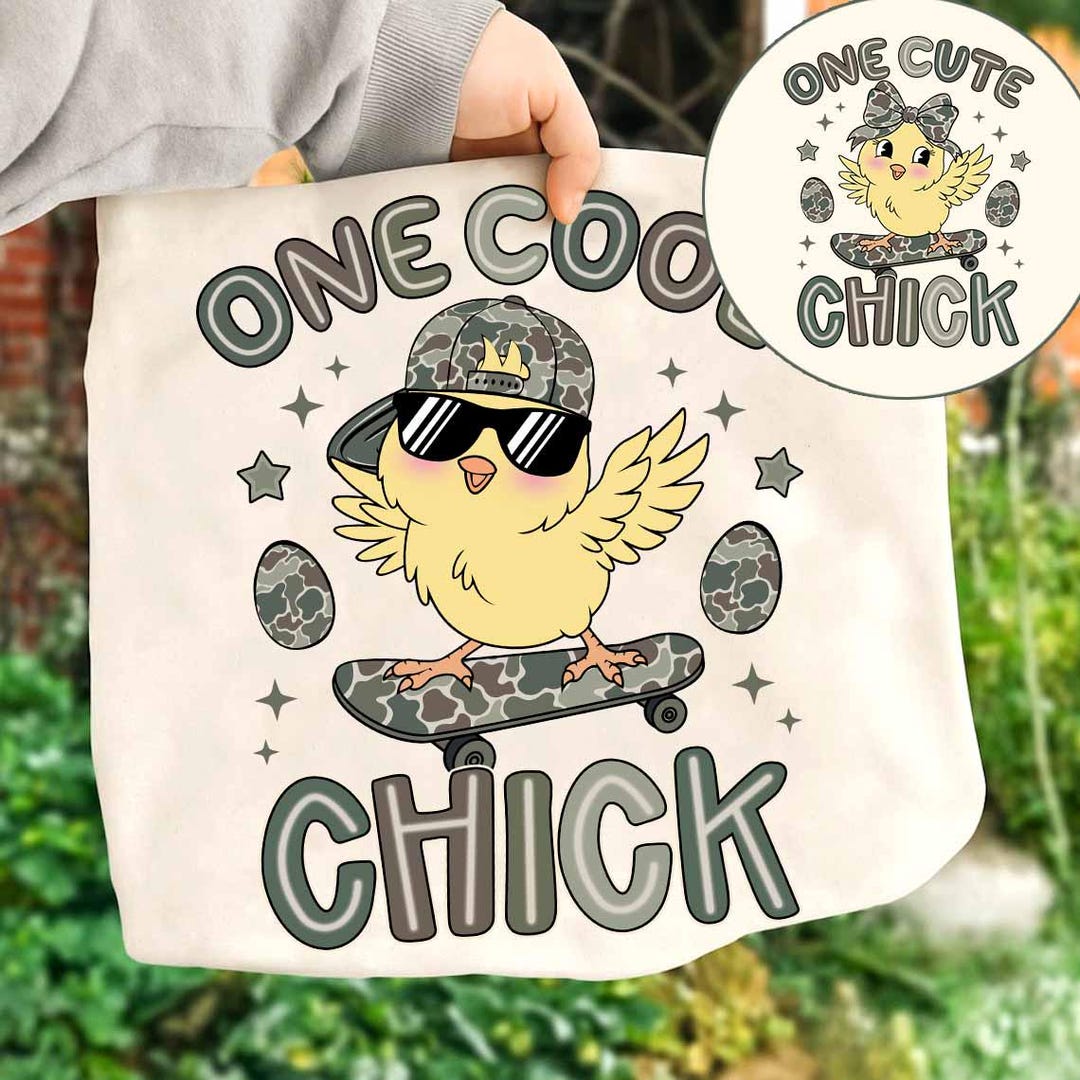 One Cool Chick Easter Camo PNG, Camo Cap Boy Easter Shirt Design, Boy ...