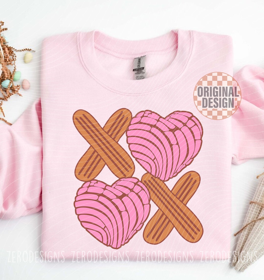 XOXO Conchas , Concha Heart Valentine PNG , Valentine Pan Dulce ...