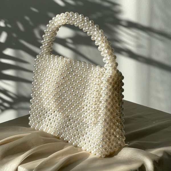 Crystal Pink Bead Bag Pink Beaded Bag Crystal Crossbody Beag Shoulder ...