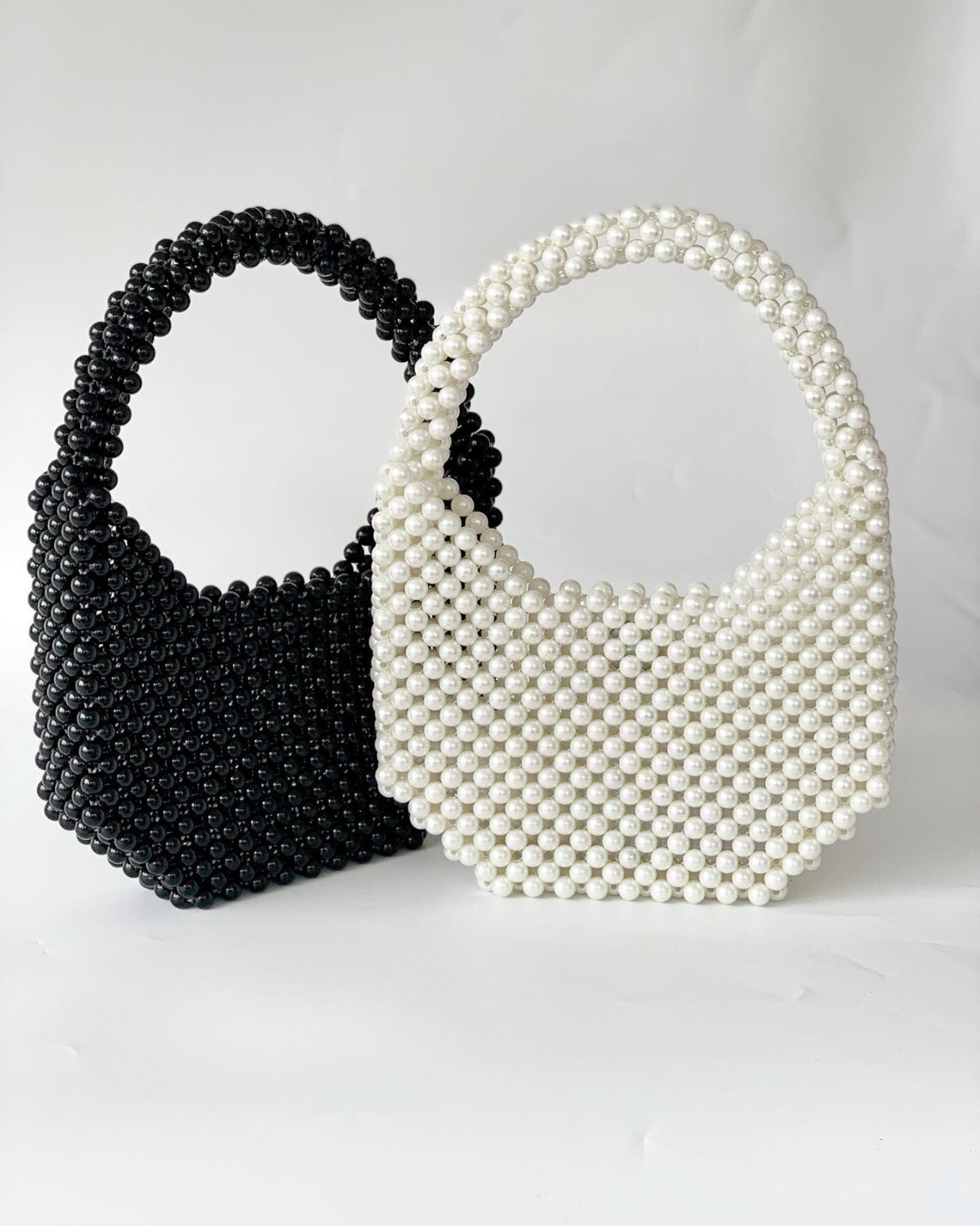 Mini Bead Bag - Small Bead Purse - Beaded Tote Bag - Colorful Bead Bag ...