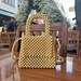 Mini Bead Bag - Small Bead Purse - Beaded Tote Bag - Beige Bead Bag ...