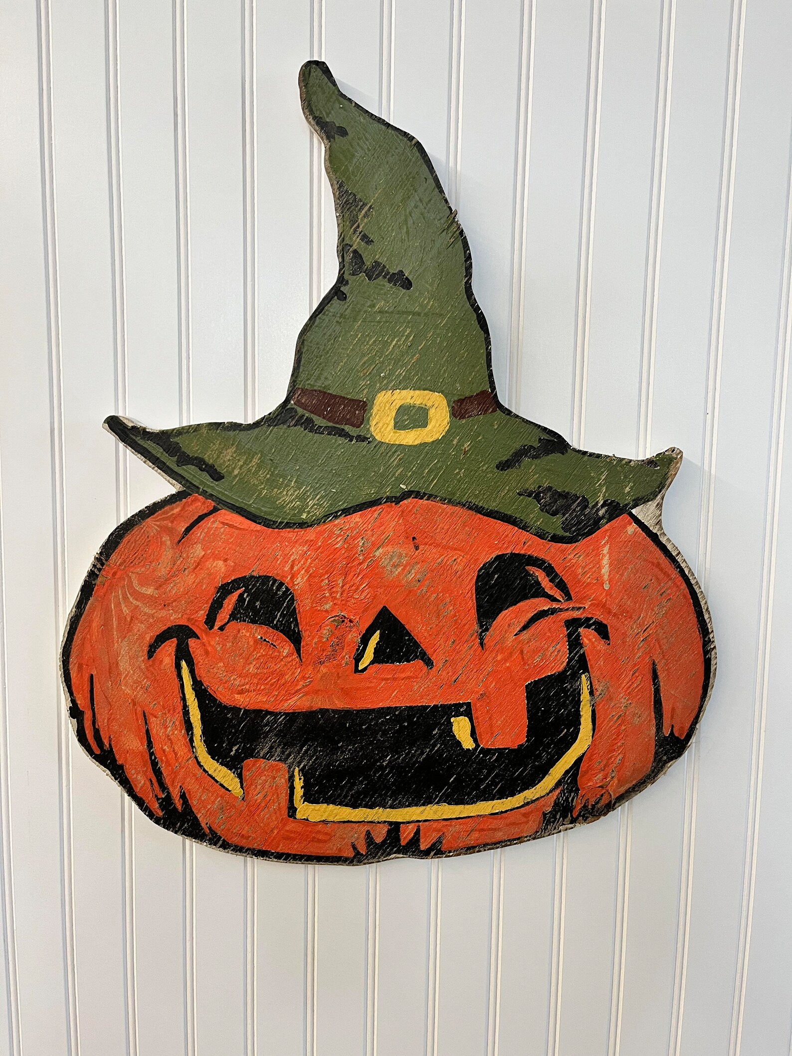Pumpkin Wood Cutout Decoration Halloween - Etsy
