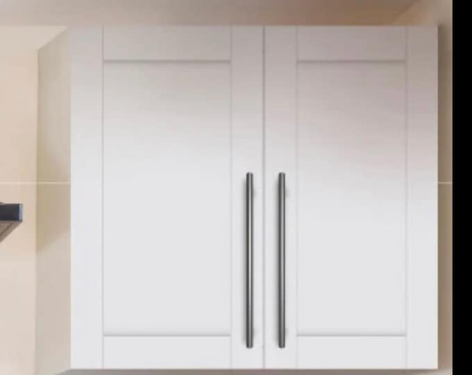 Custom Kitchen Cabinets, European Stile Frameless Shaker White Cabinet ...