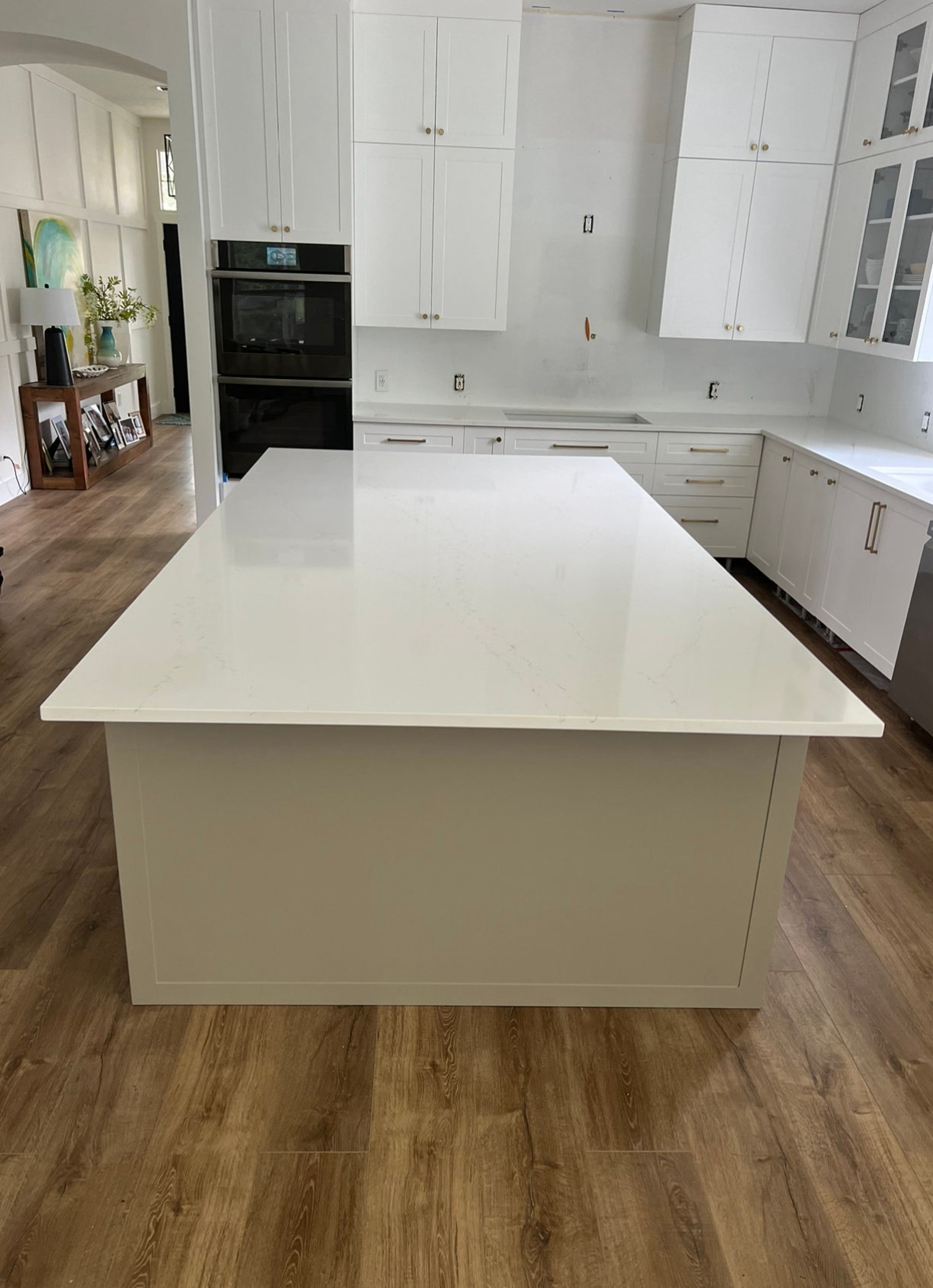 Custom Kitchen Cabinets, European Stile Frameless Shaker White Cabinet ...